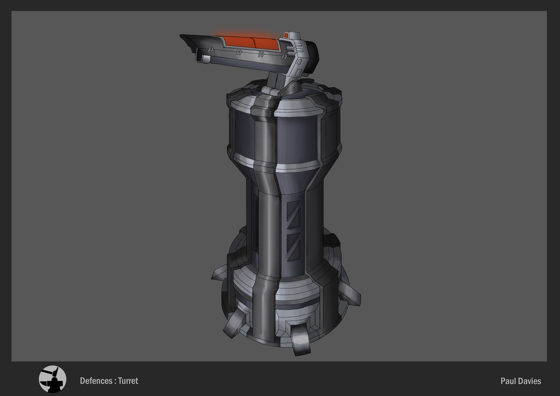 ArtStation - Defenses : Turrets