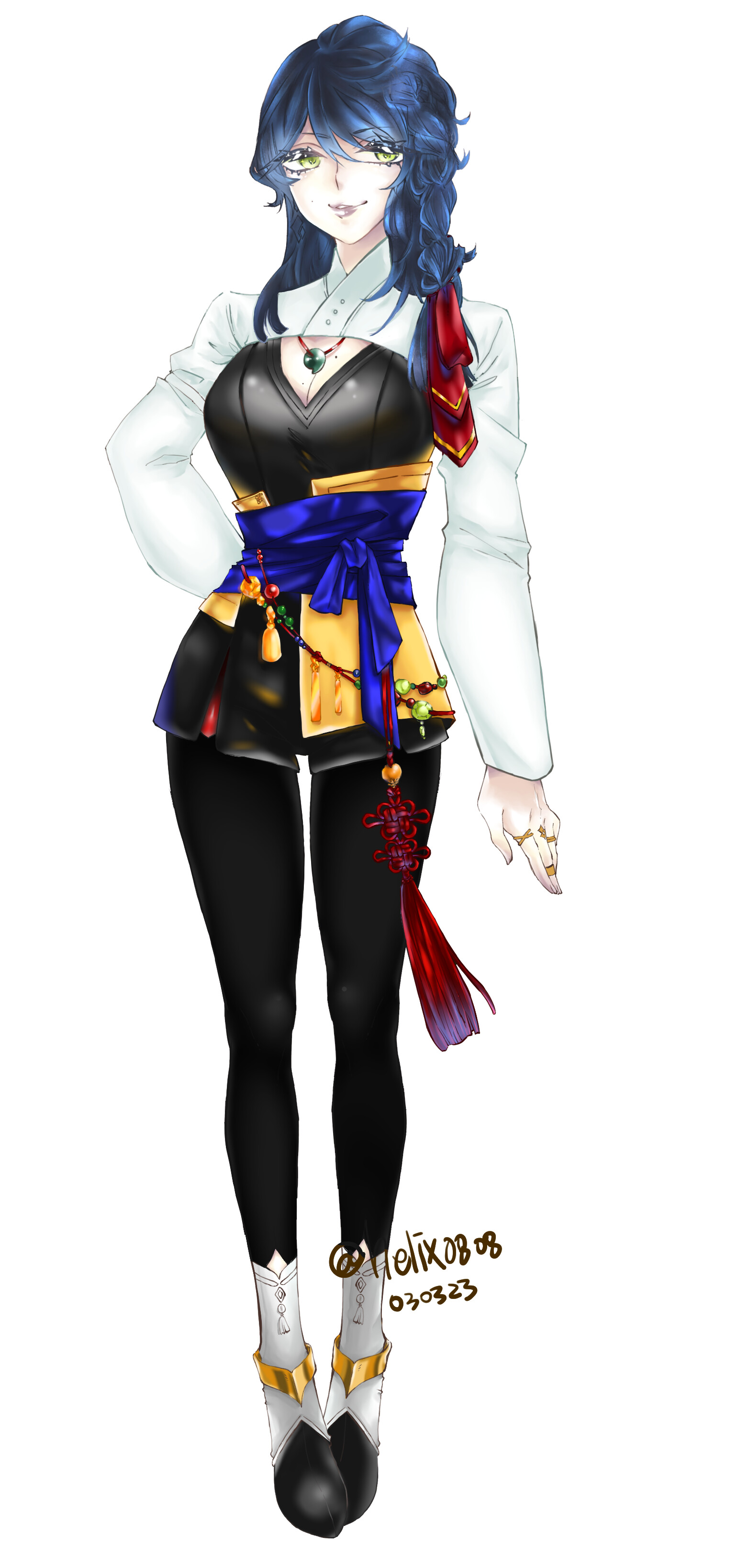 ArtStation - fantasy hanbok