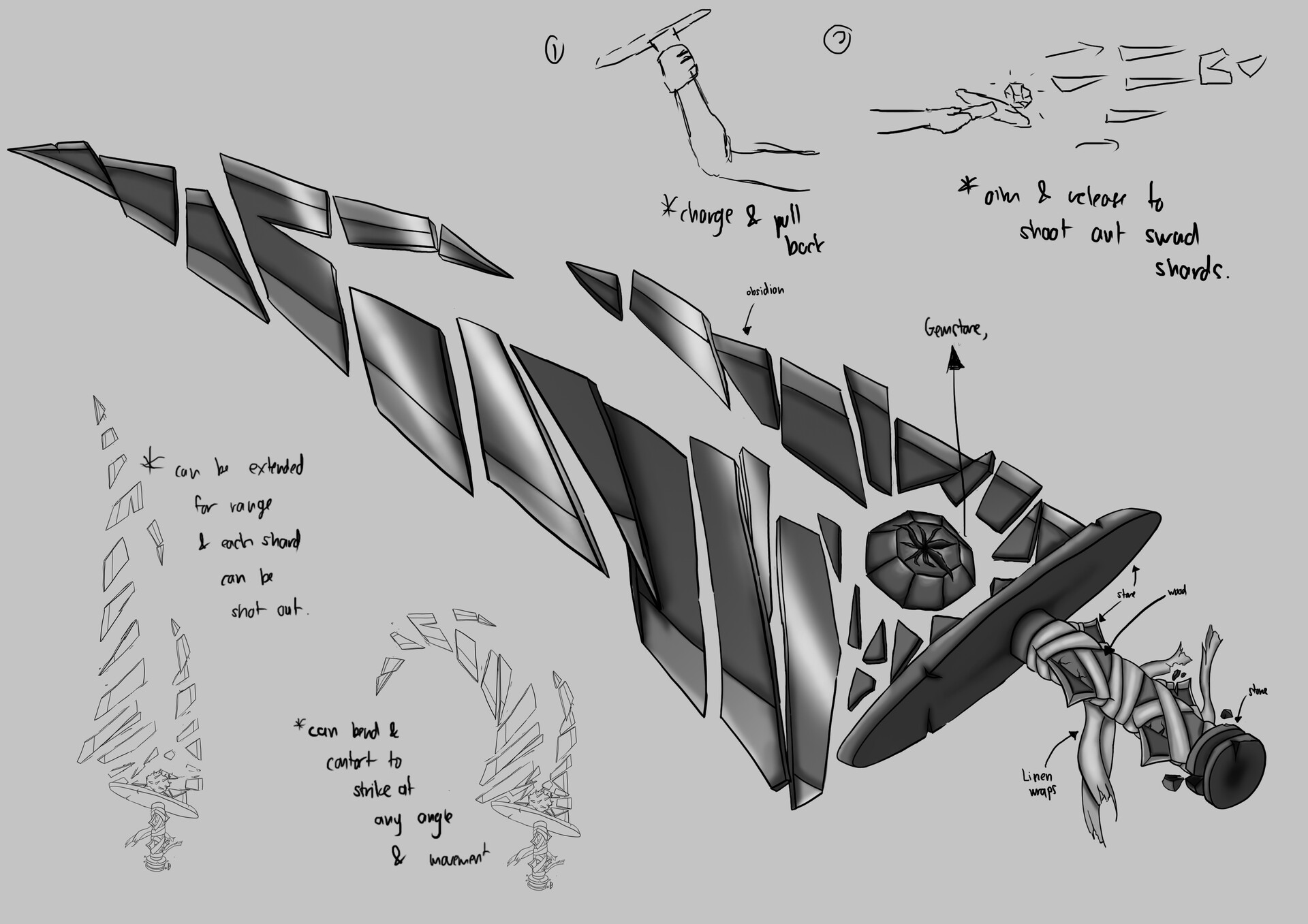 ArtStation - Shattered Sword Concept Art