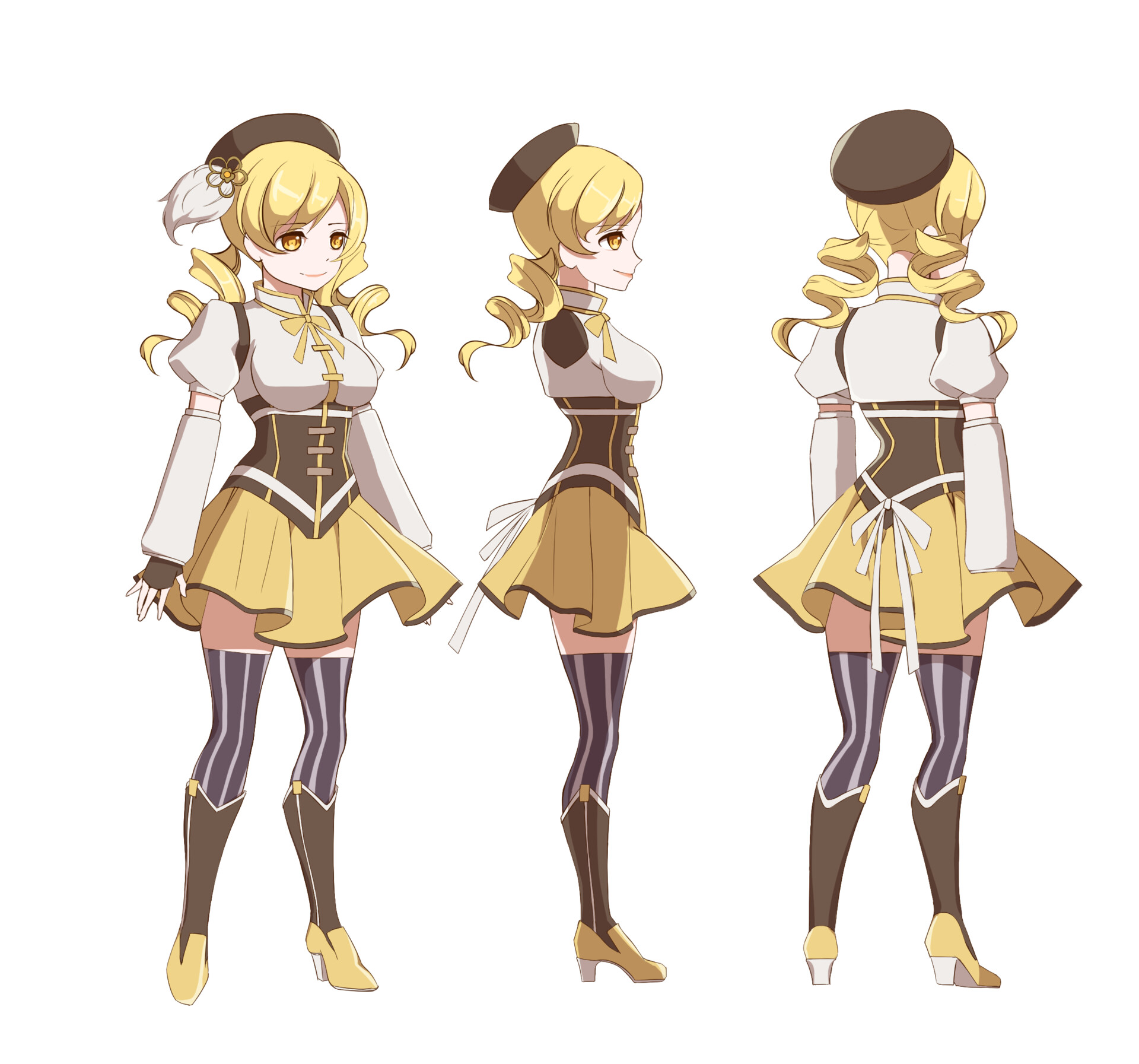 ArtStation - mami tomoe spine2d animation
