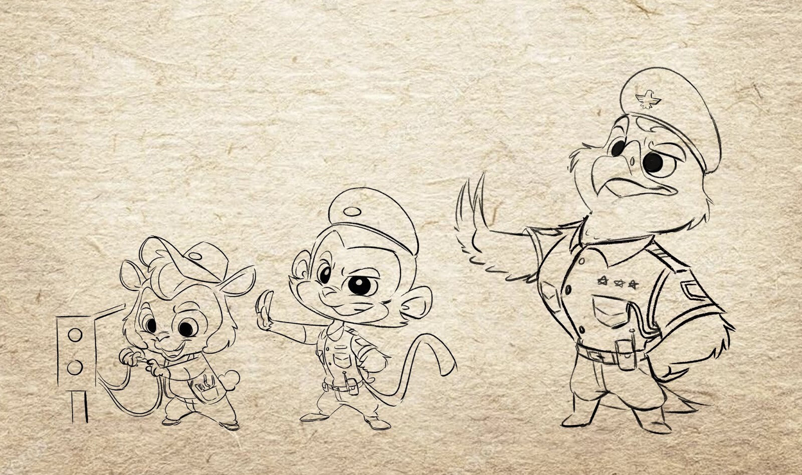 ArtStation - Falcon and team characters