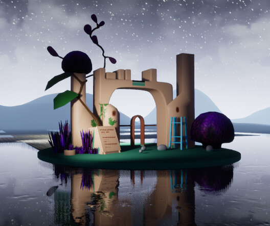 ArtStation - low poly game and environment.