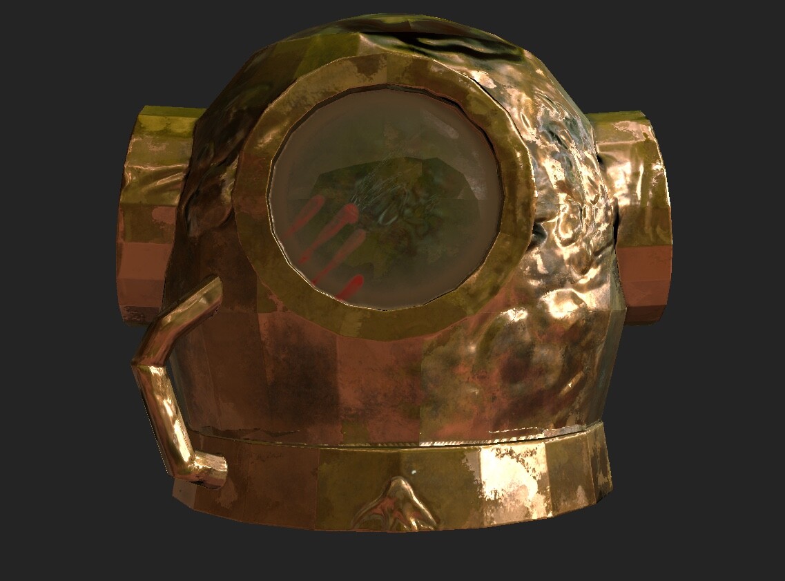 ArtStation - Submarine Helmet Tavern Asset