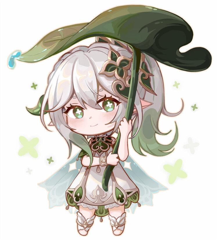 ArtStation - Nahida Chibi (Genshin Impact)