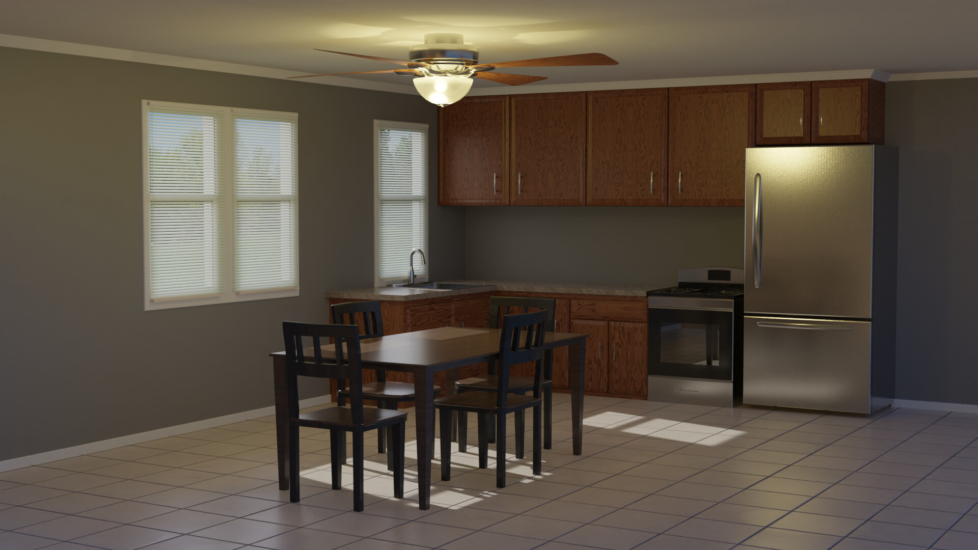 ArtStation - Kitchen Remodel Visualization Project