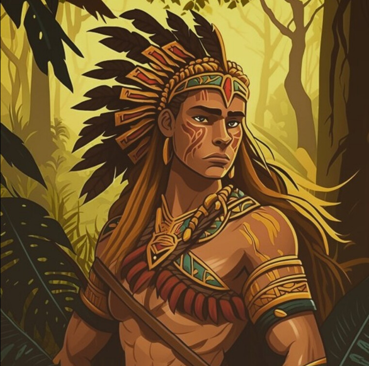 ArtStation - Deus: Guaraci - Mitologia Tupi