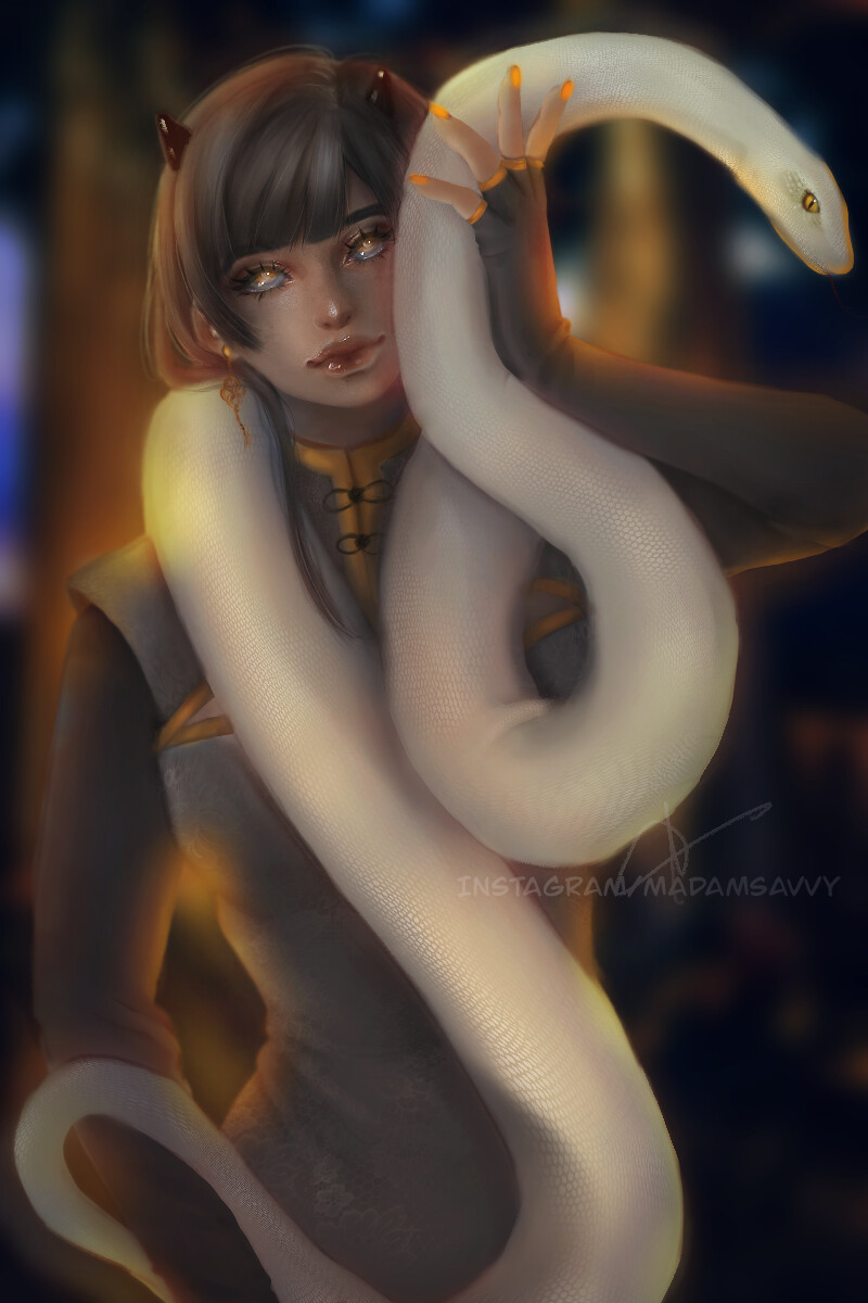 ArtStation - [2018] Silver Snake