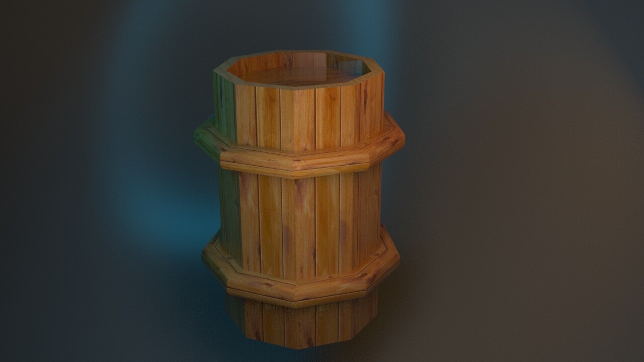ArtStation - 3D Barrel