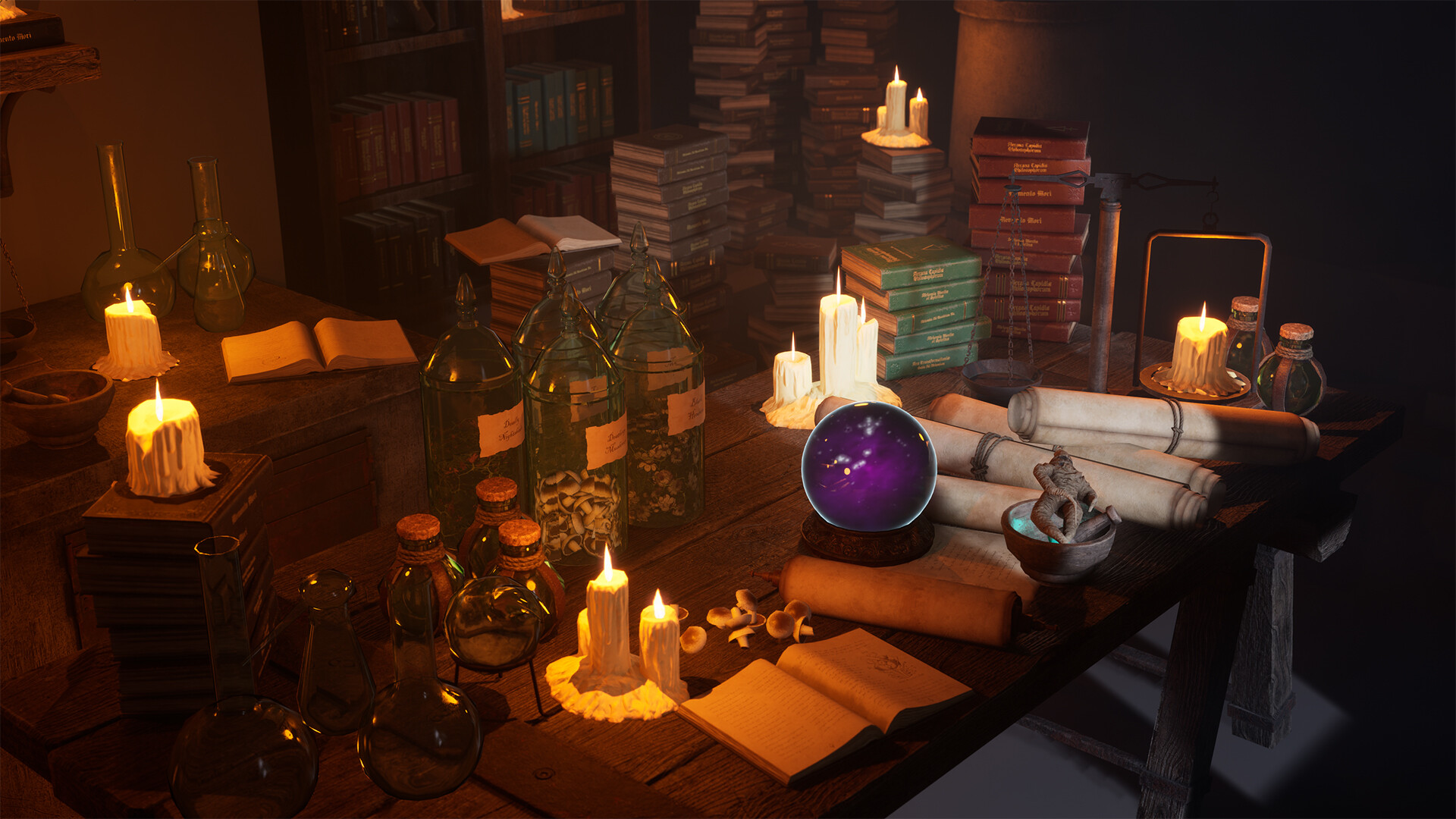 Chris Evry - Katanalevy - Alchemist Wizard Props