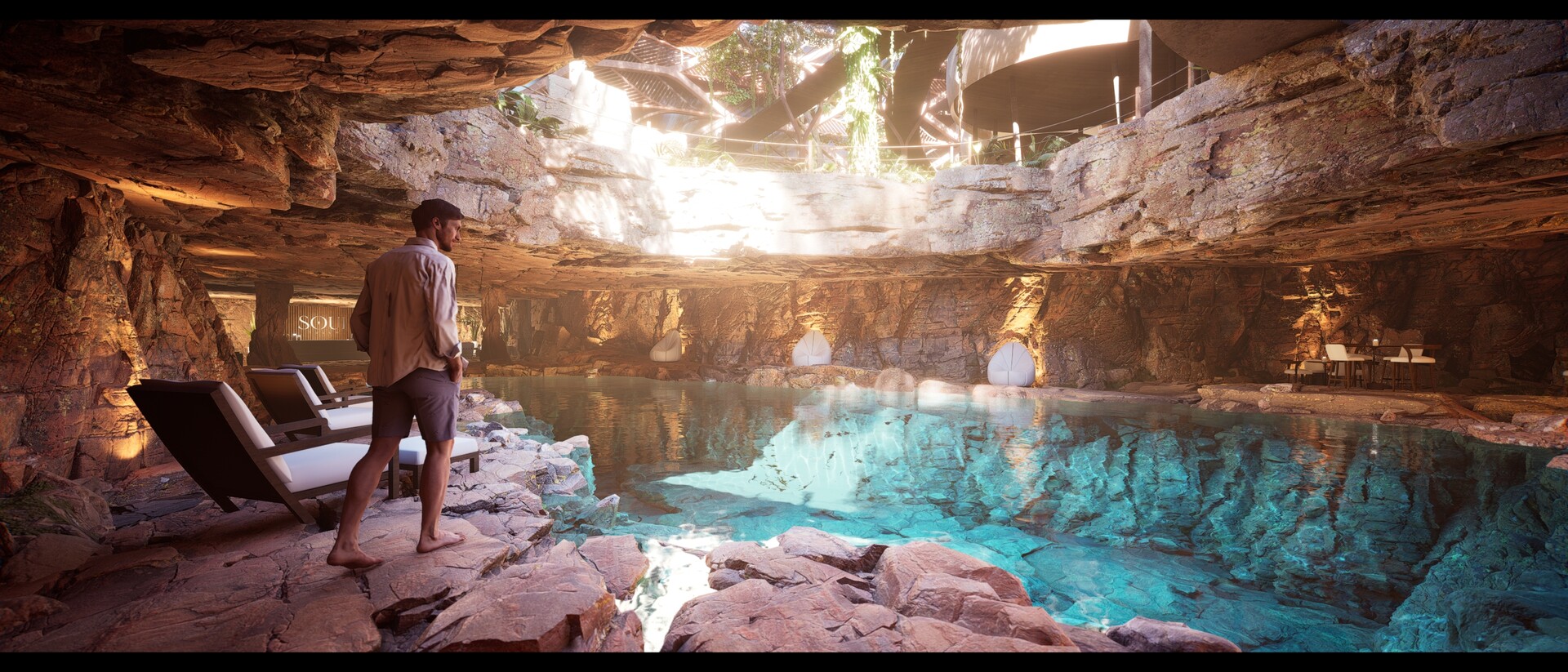 ArtStation - Soul tulum underground Cenote