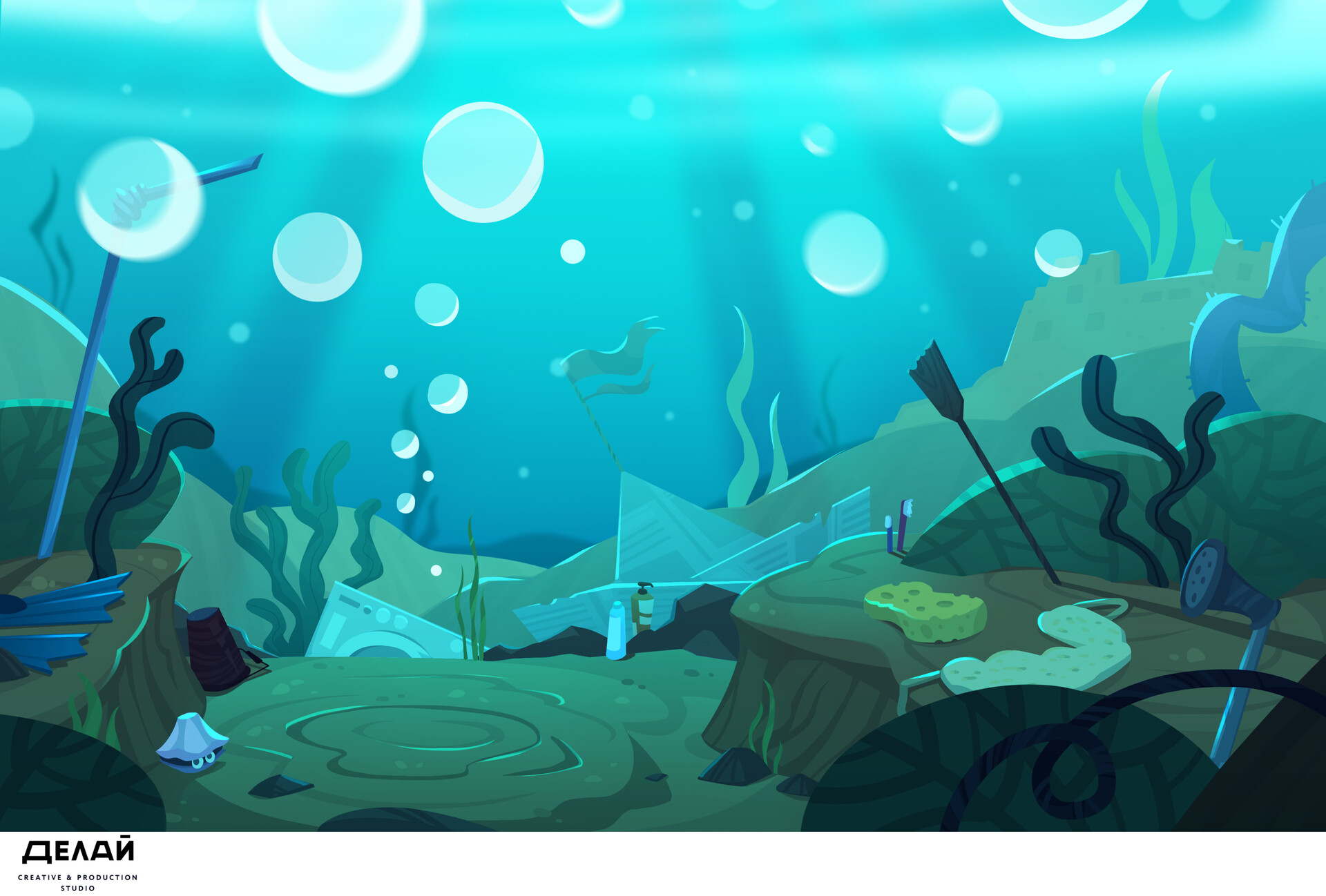 ArtStation - Sonya and Lenya backgrounds (part 2)