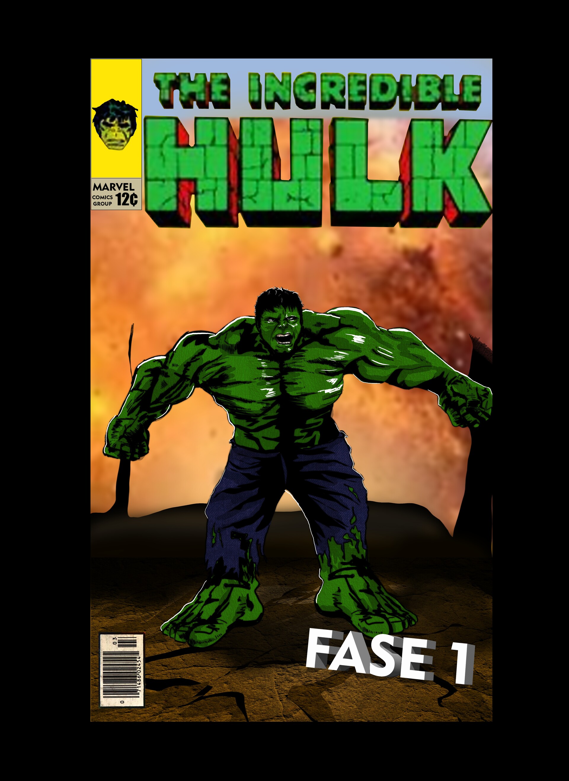 ArtStation - A COMIC COVER FOR THE INCLEIBLE HULK MOVIE