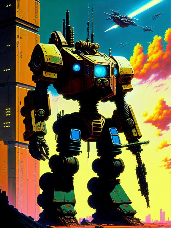 ArtStation - Colorful Mecha