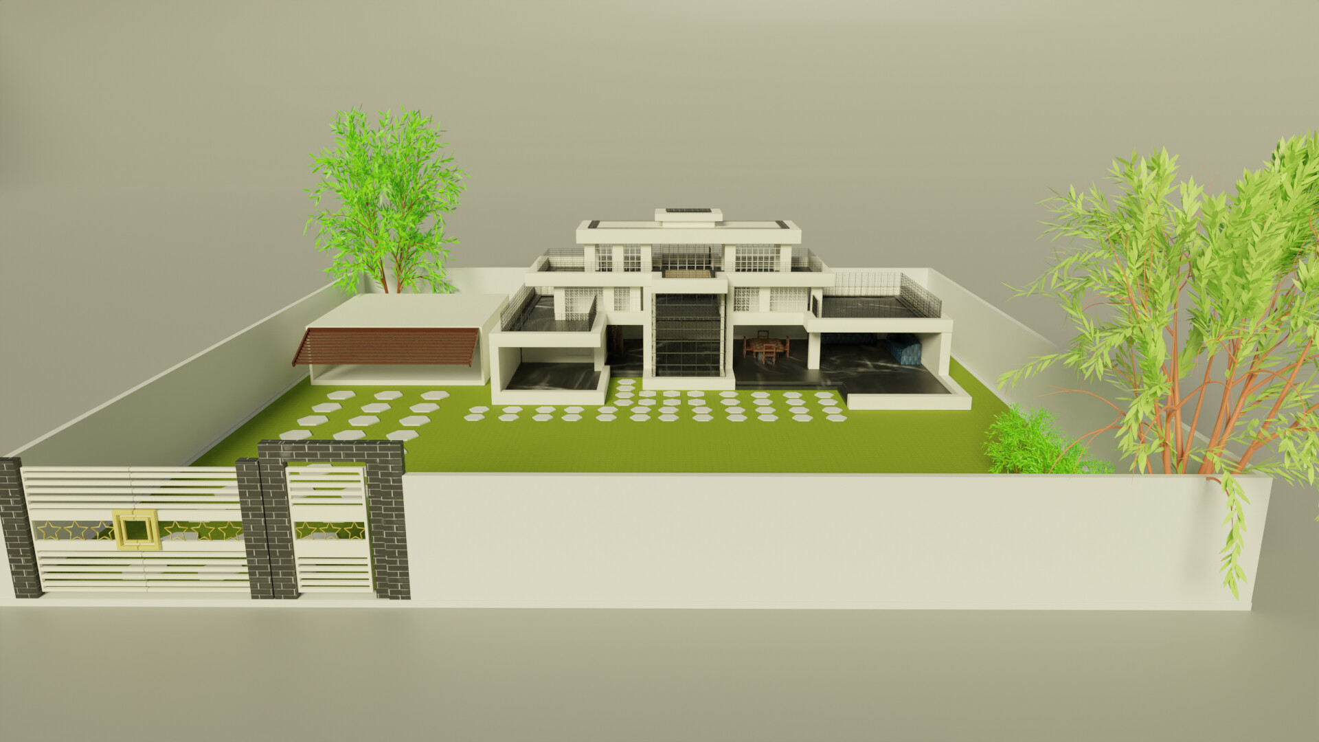 ArtStation - Mansion Concept Art 3d Hard Surface Model