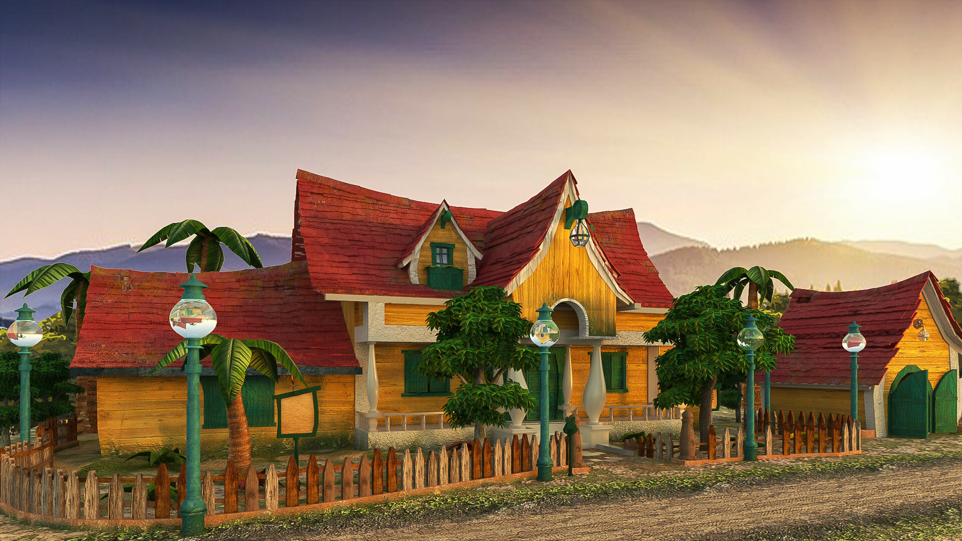 ArtStation - Cartoon home