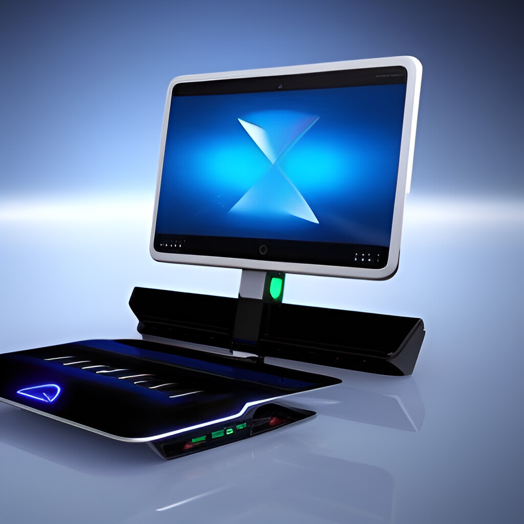 ArtStation - Futuristic laptop