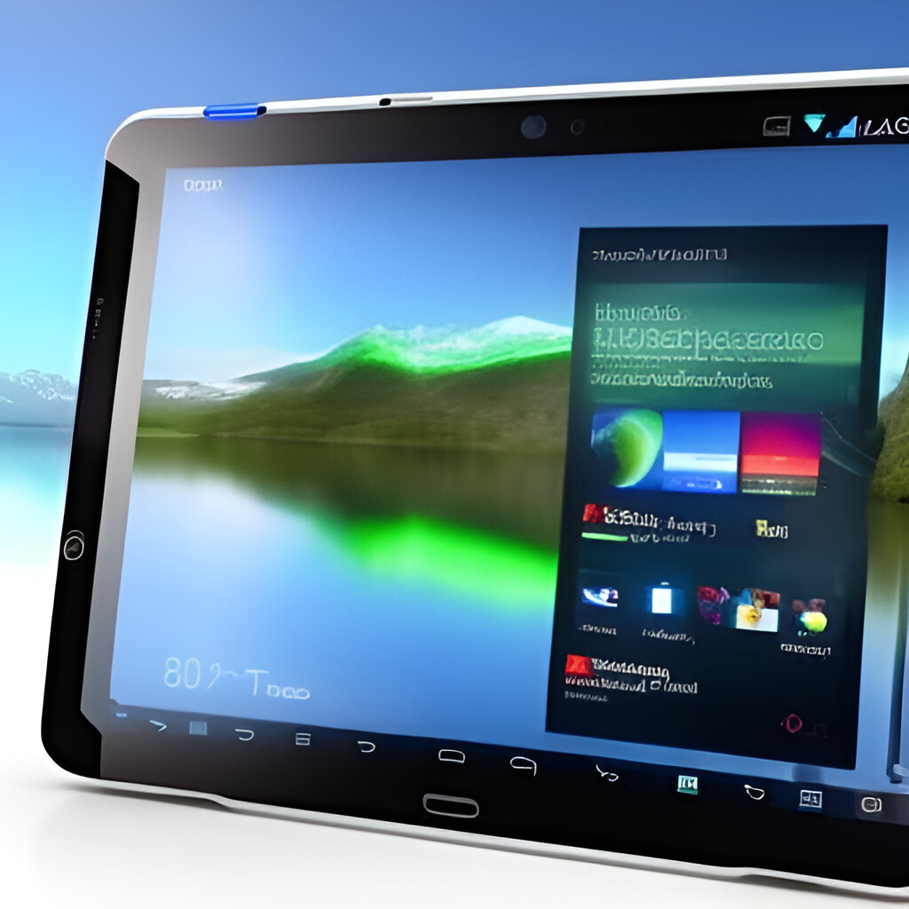 ArtStation - Futuristic android tablet