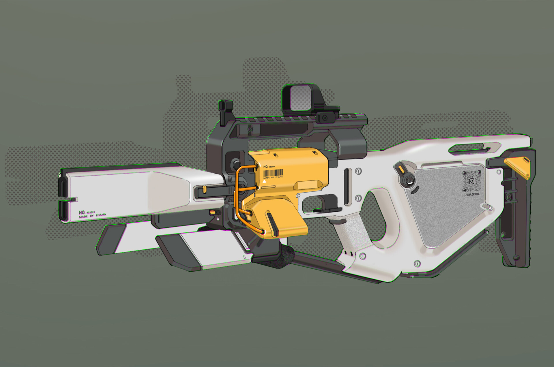 ArtStation - EW-Electric Weapon Sketch