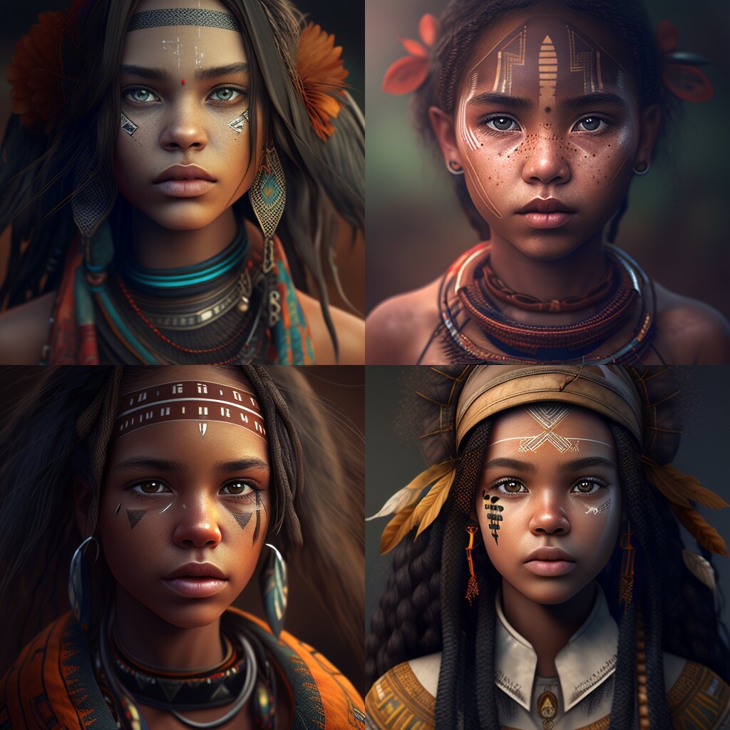 ArtStation - Tribe Girl