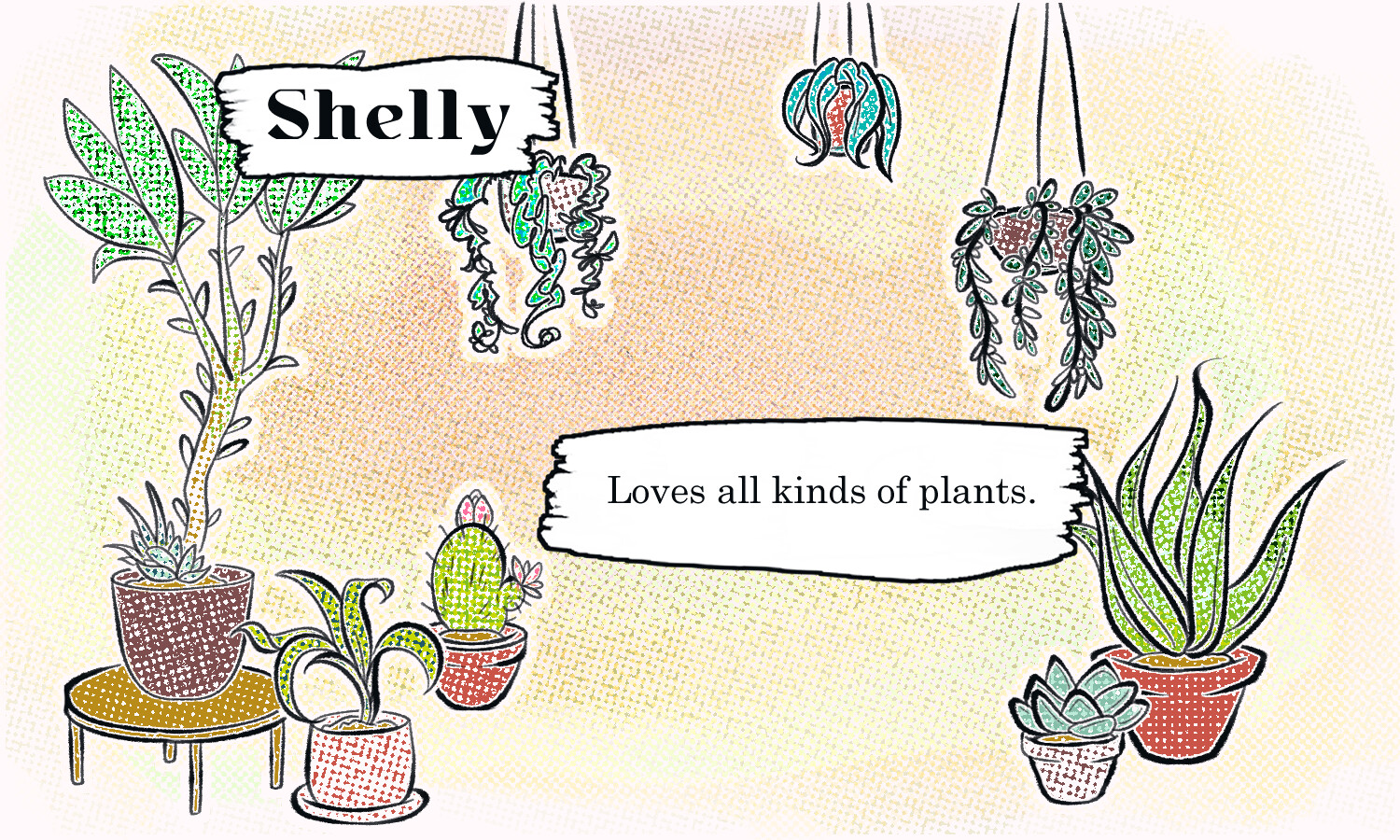 Rachel Rong - Commission - Co-Worker "Fun Facts" Illustrations