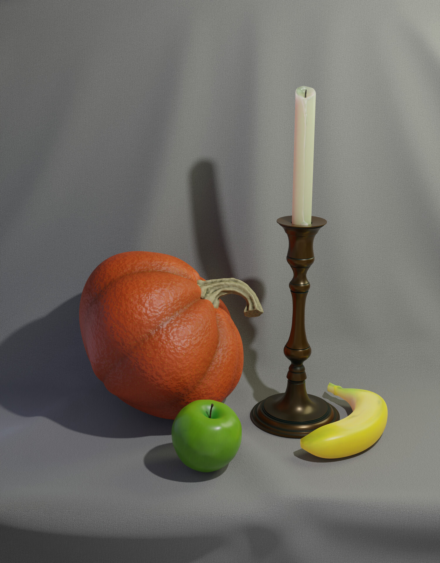 ArtStation - Still life with pumpkin.