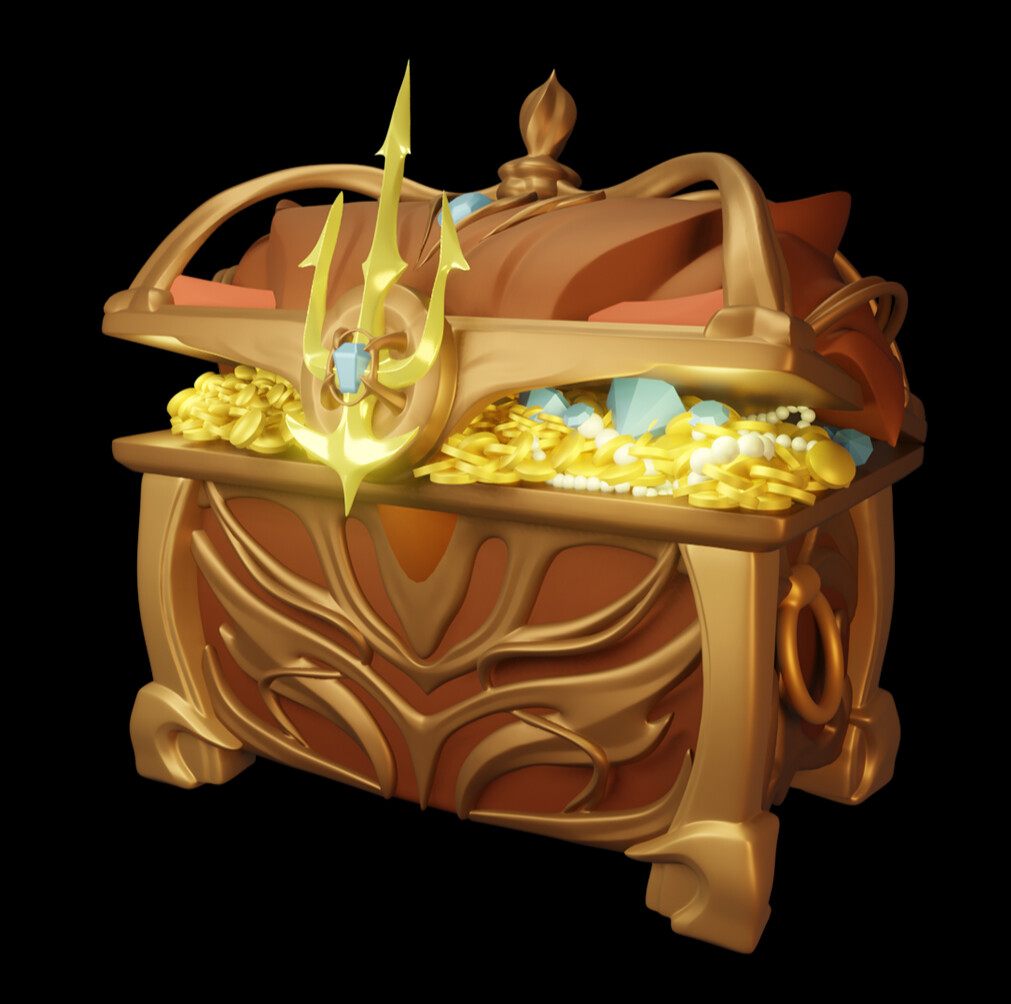 ArtStation - Atlantis UI icon design style pre-study