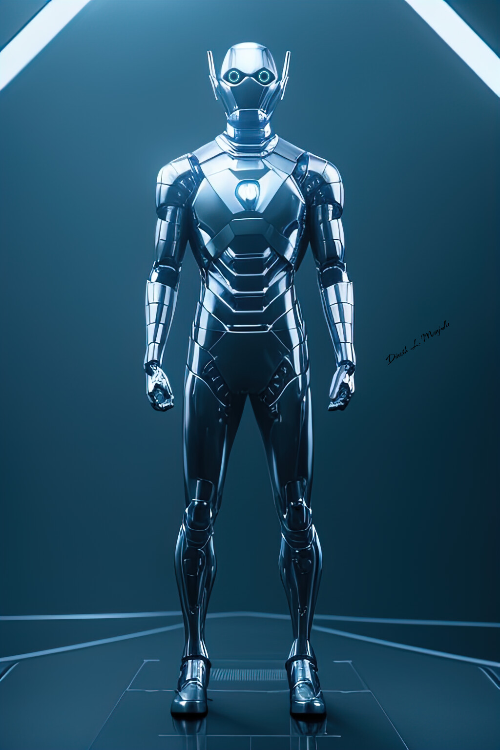 ArtStation - Stainless Steel Robot 002