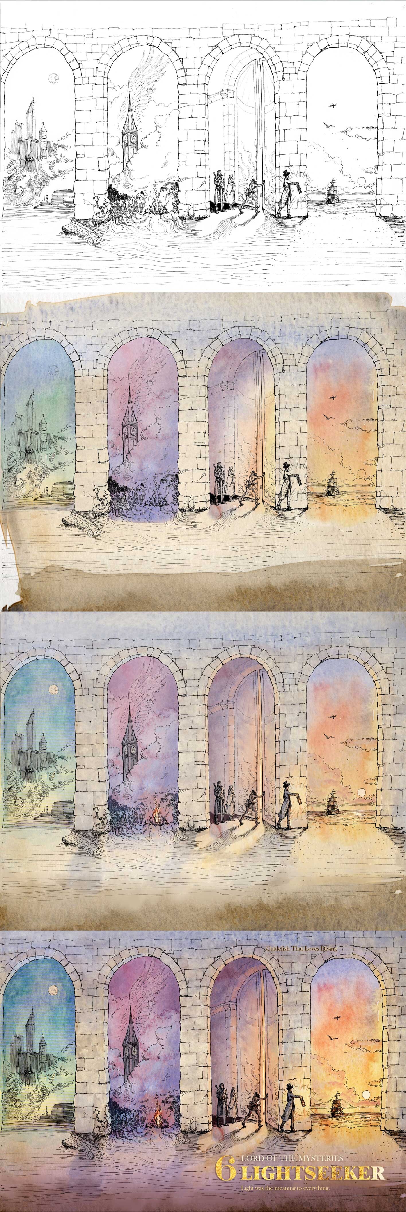 CloudriverTown - [LotM] Lightseeker (book cover design)