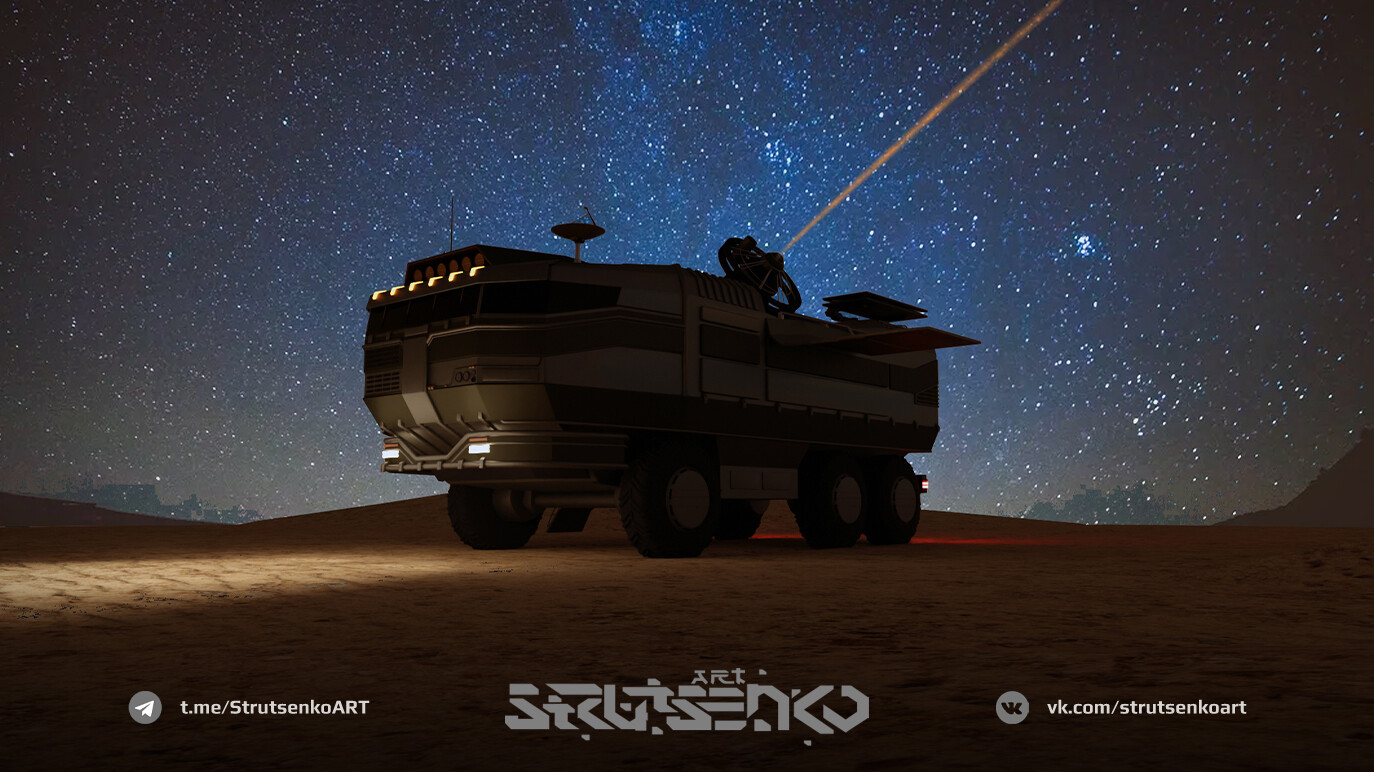 ArtStation - Rover telescope for Mars