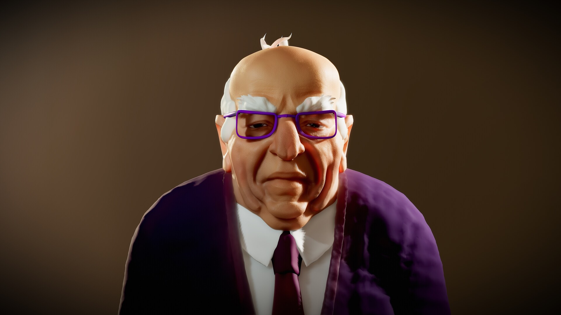 ArtStation - Daily 3D Character Study… The Professor…
