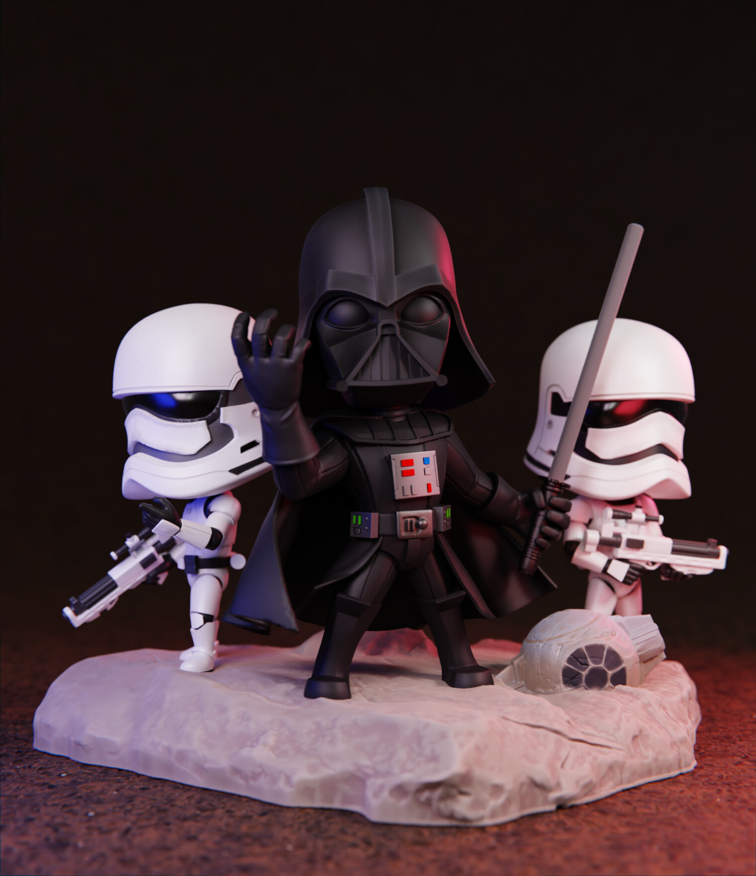 chibi stormtrooper stl