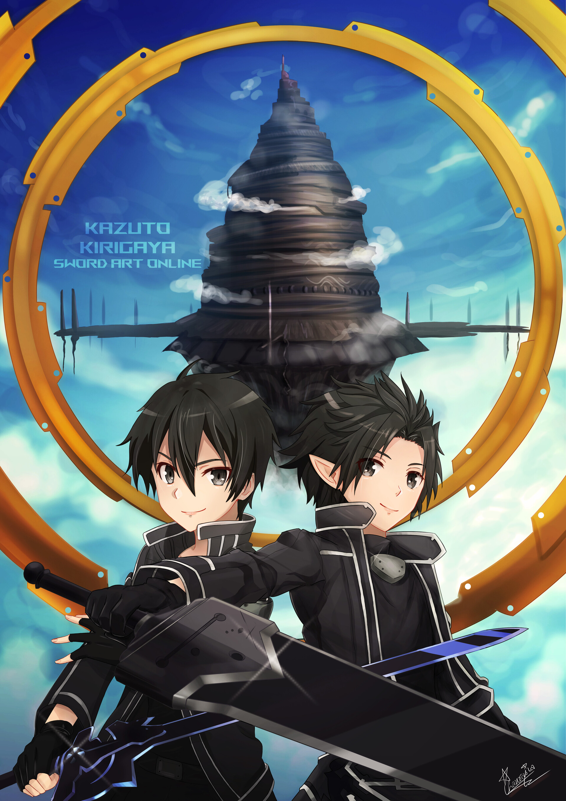 ArtStation - swort art online -Kirito