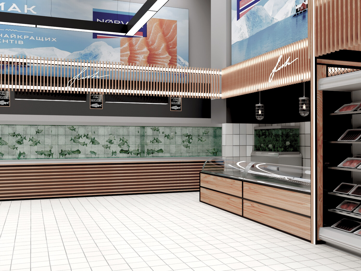 ArtStation - Fish zone in supermarket 2