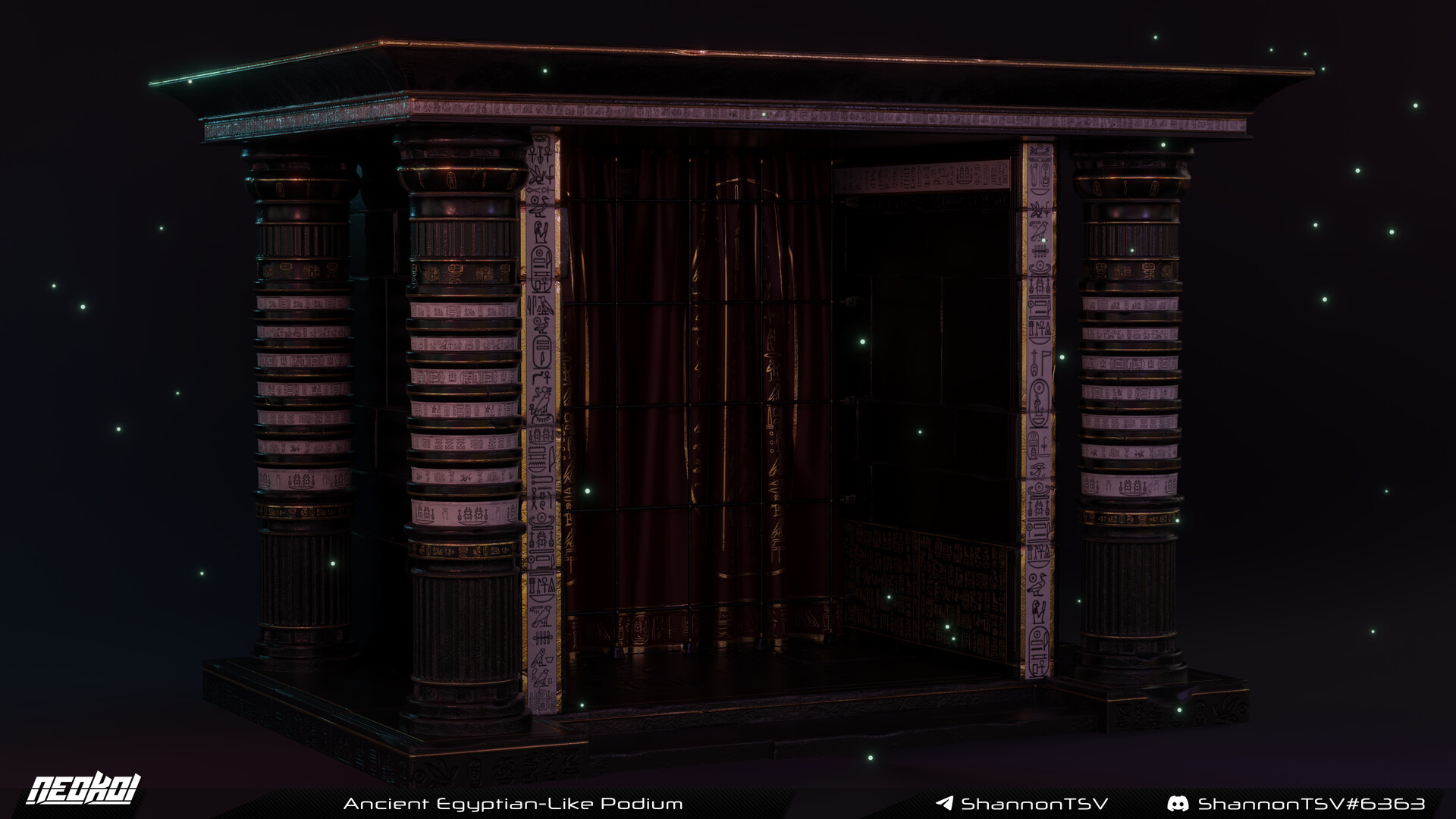 ArtStation - Ancient Egyptian-Like Podium