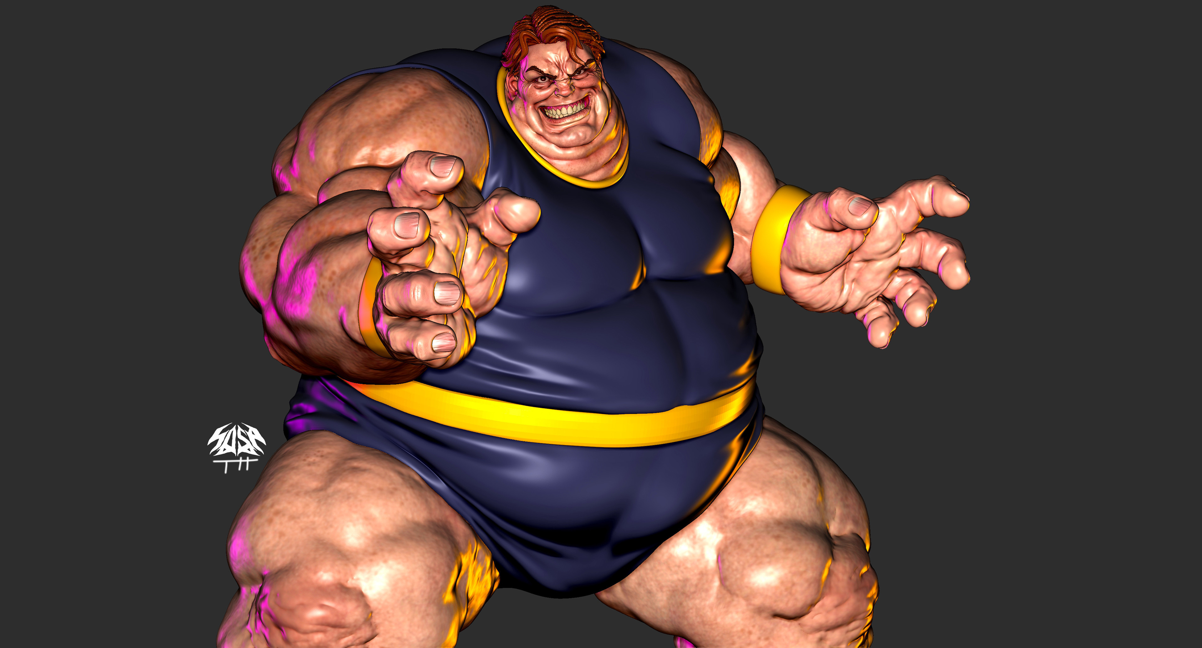 Erick Sosa - Blob work in progress collaboration with Toy Heavy