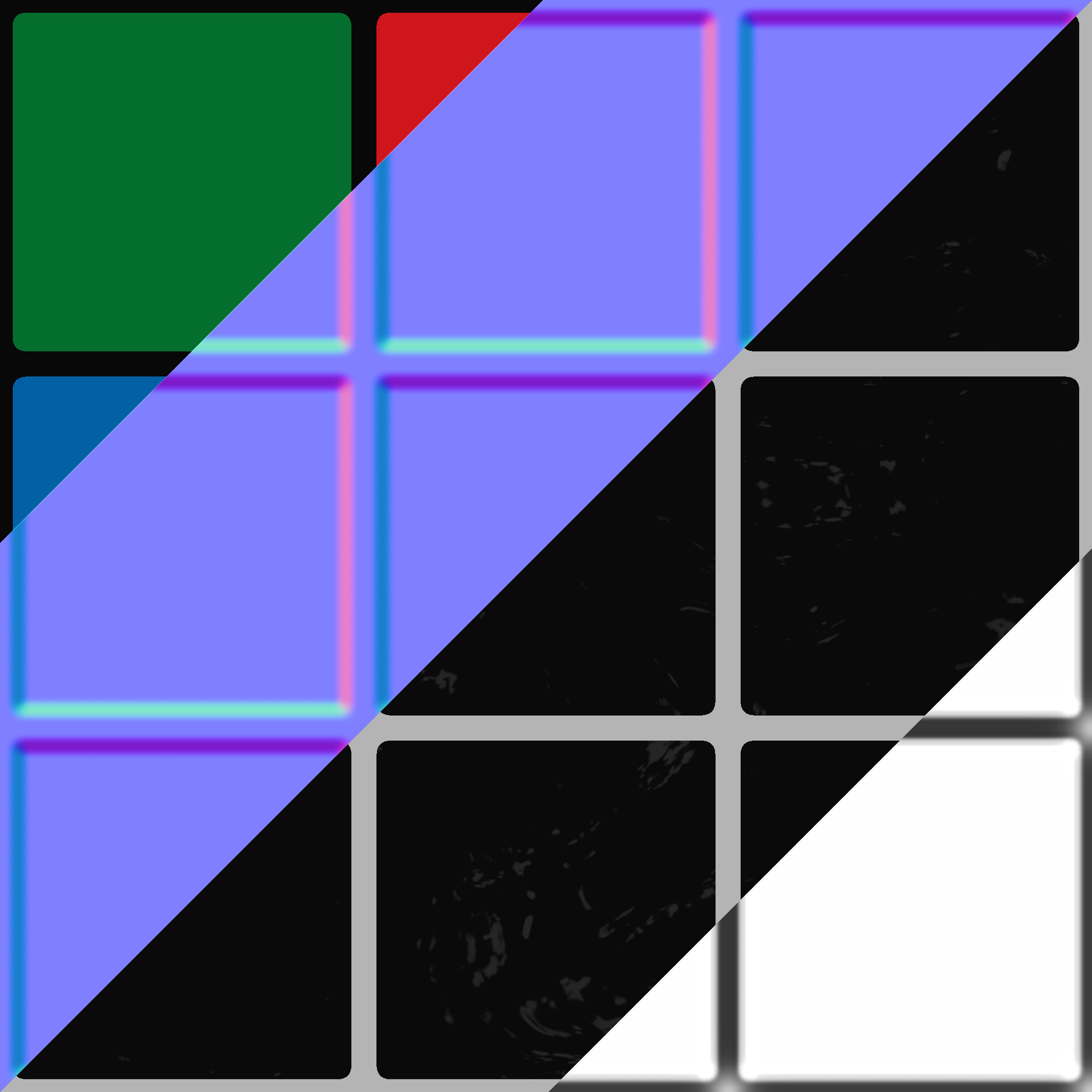 Giuseppe Alfano - Procedural Materials: Rubik's Cube