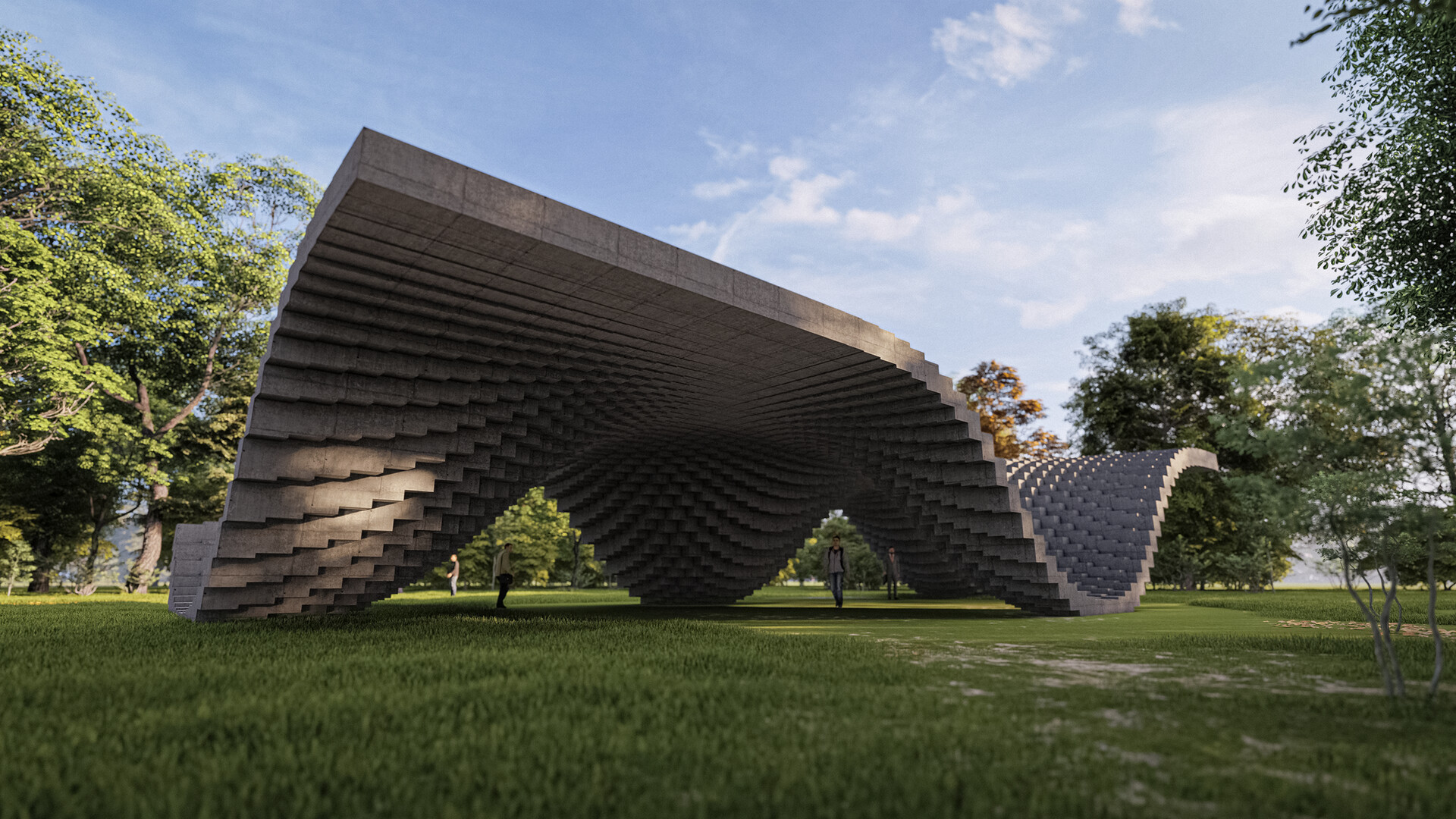 ArtStation - Parametric Pavillion