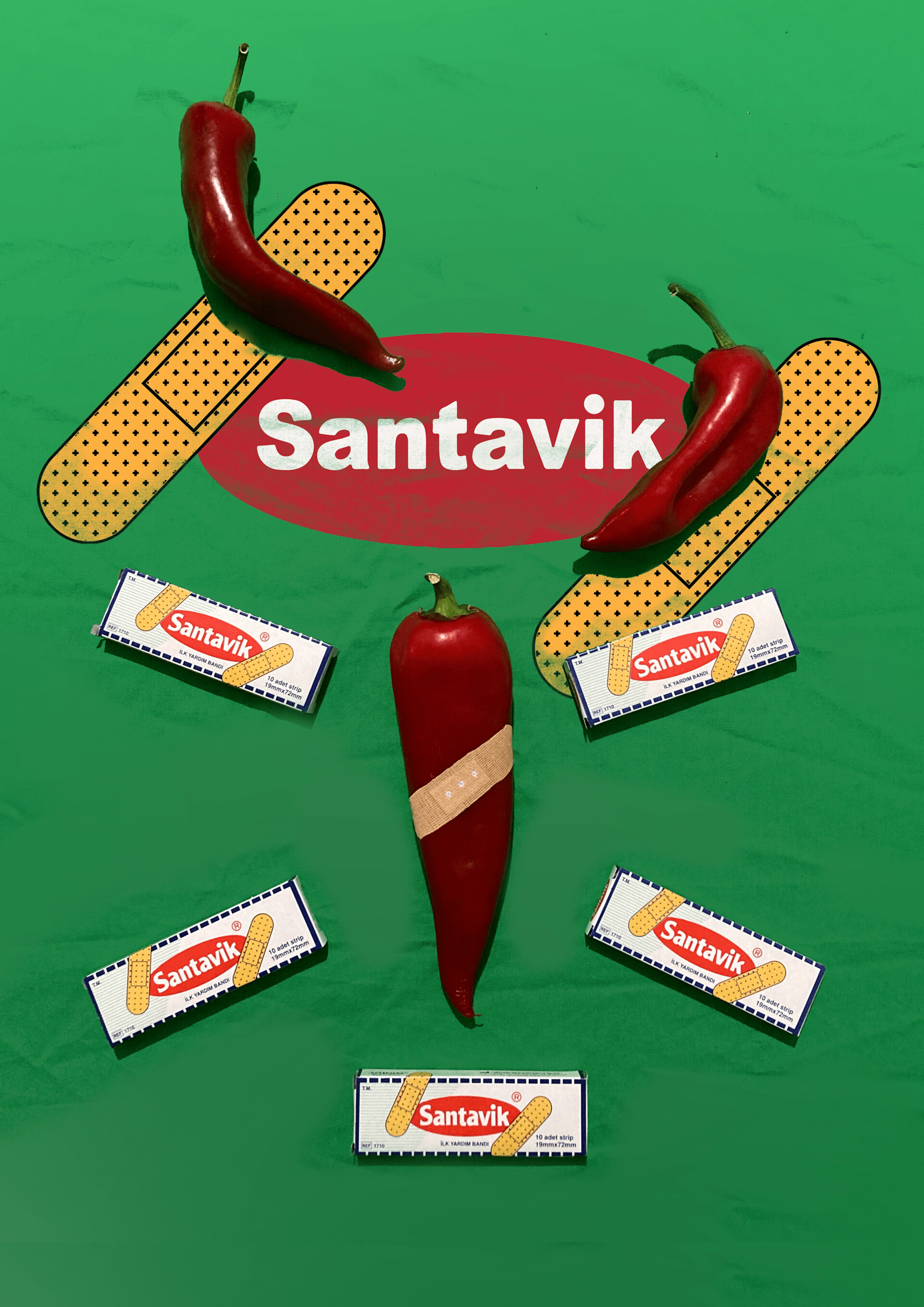 Ekin Sercan ERCİN - ''Santavik Plaster'' Advertising Poster