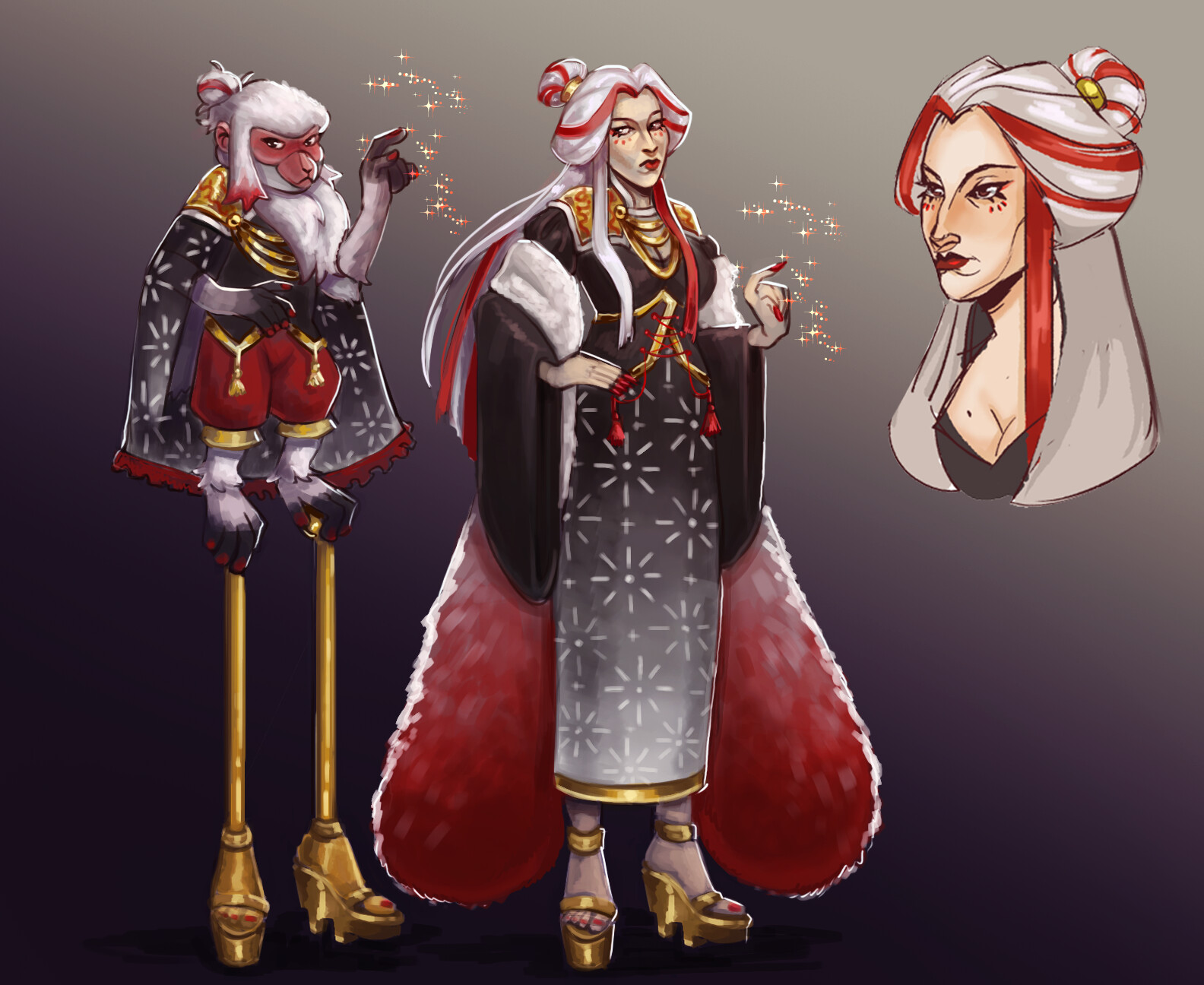 ArtStation - 'Monki', Lady of Illusions