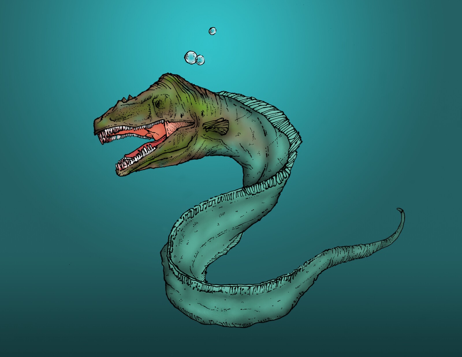 BolandArtStudio - The Eelasaurus