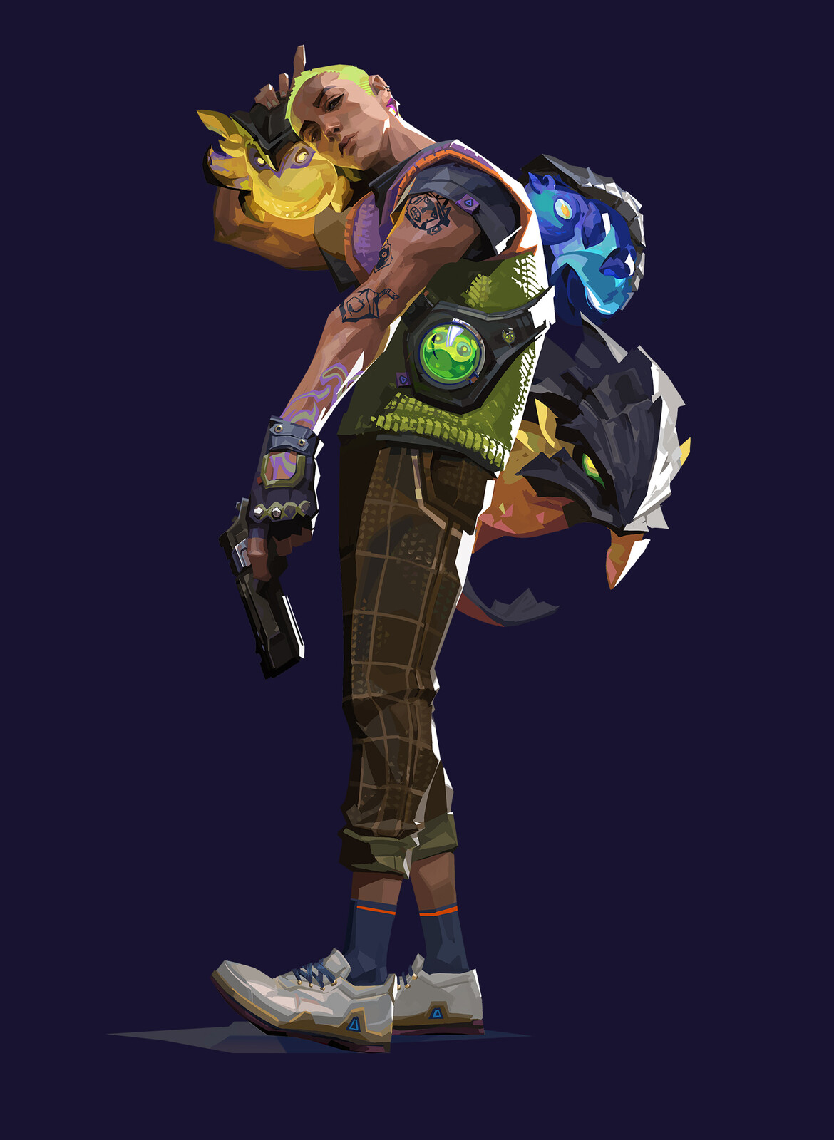 Su Ke - VALORANT agent key art. Gekko