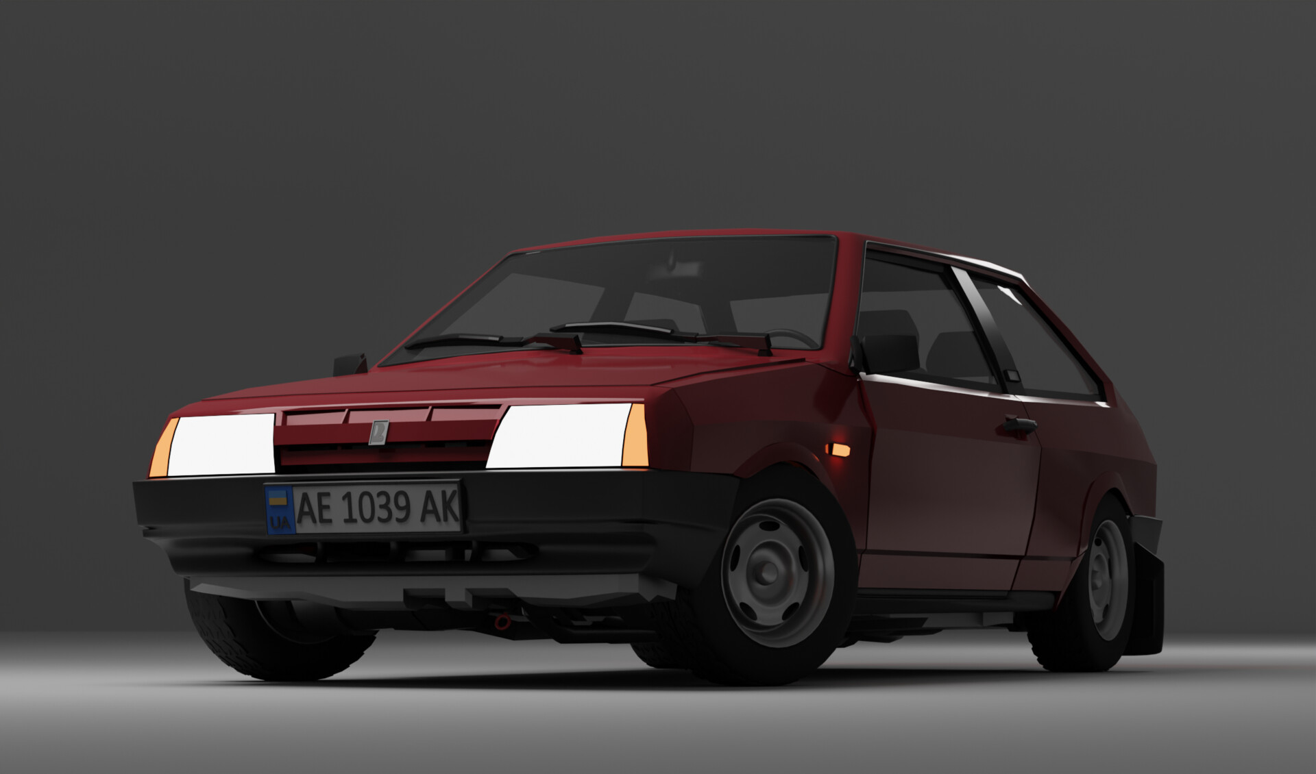 ArtStation - Vaz 2108 Without Subdivision Surface