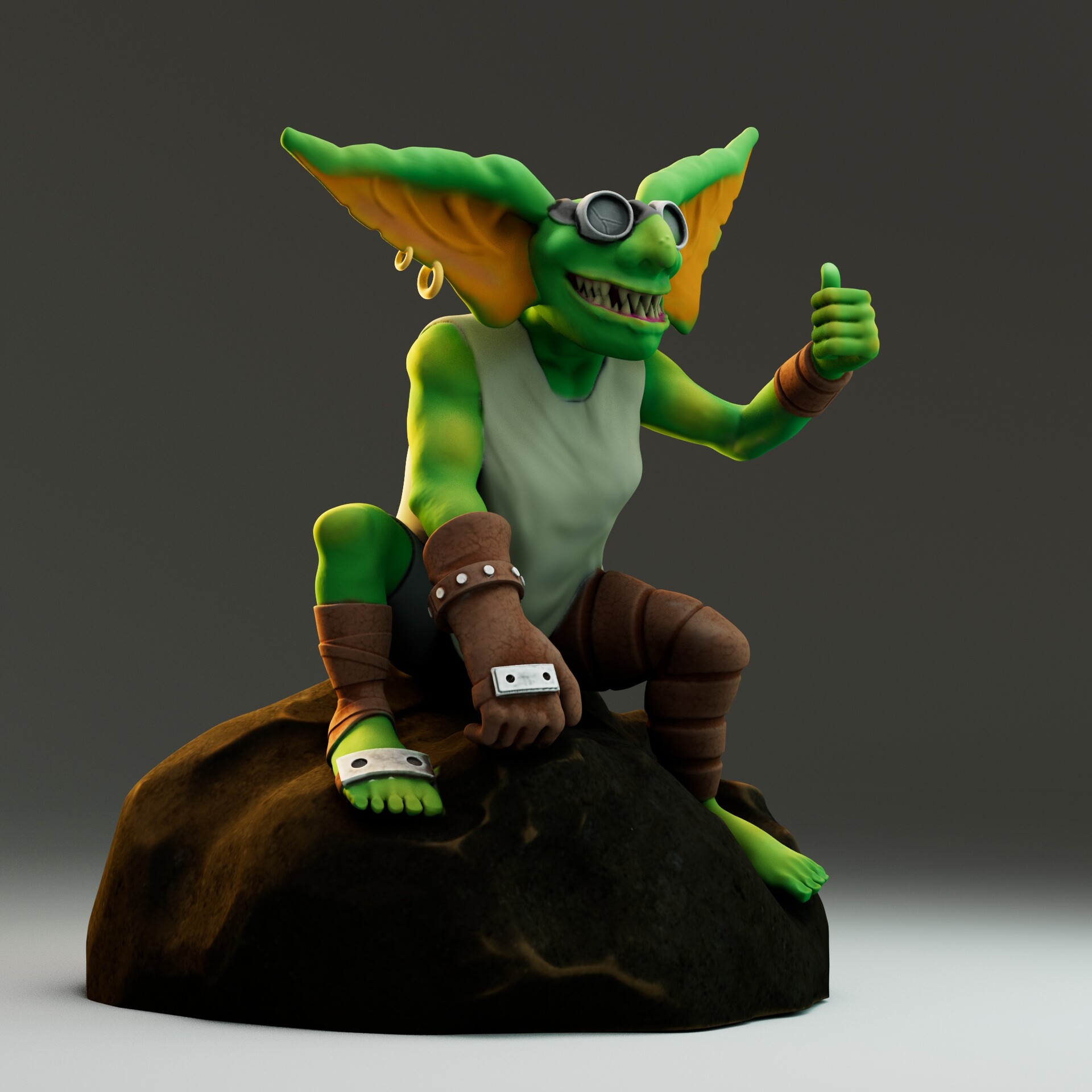 ArtStation - Goblin Statue