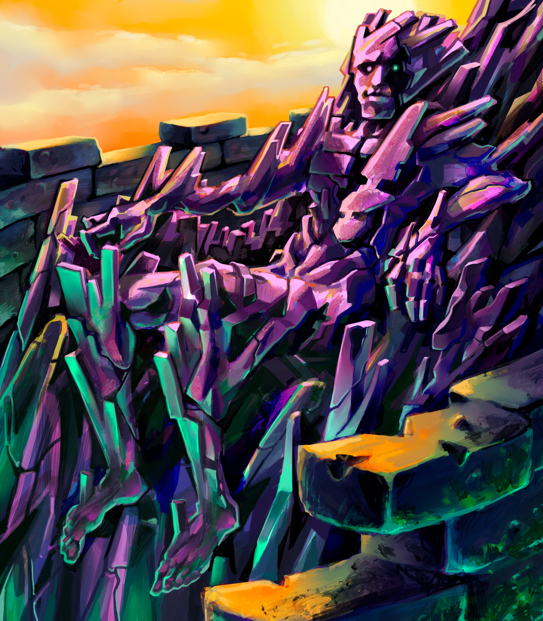 ArtStation - Pride from Seven deadly sins