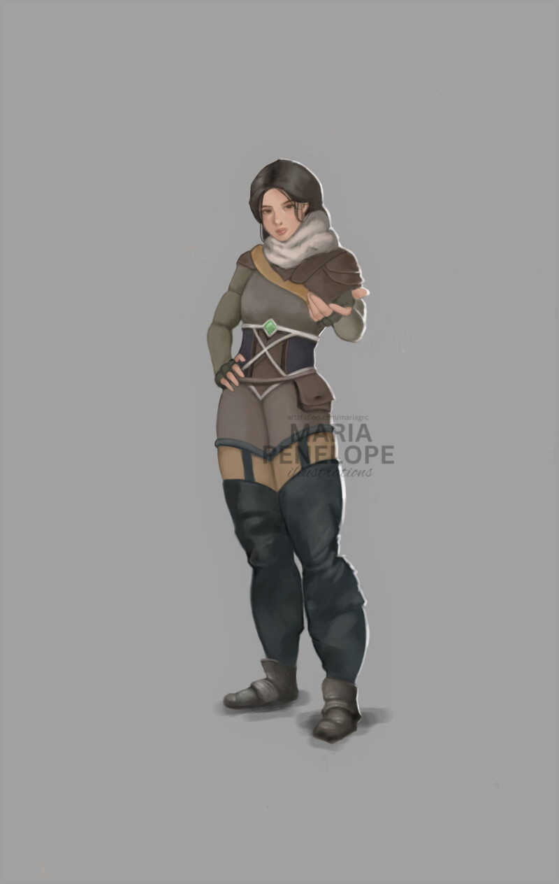ArtStation - DND Fighter: Lucilla