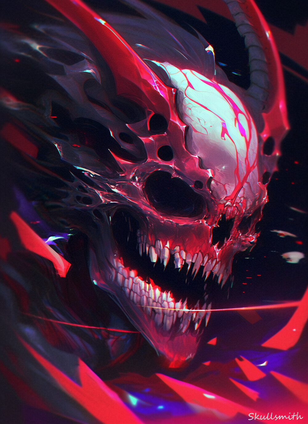 ArtStation - Flesh Skull