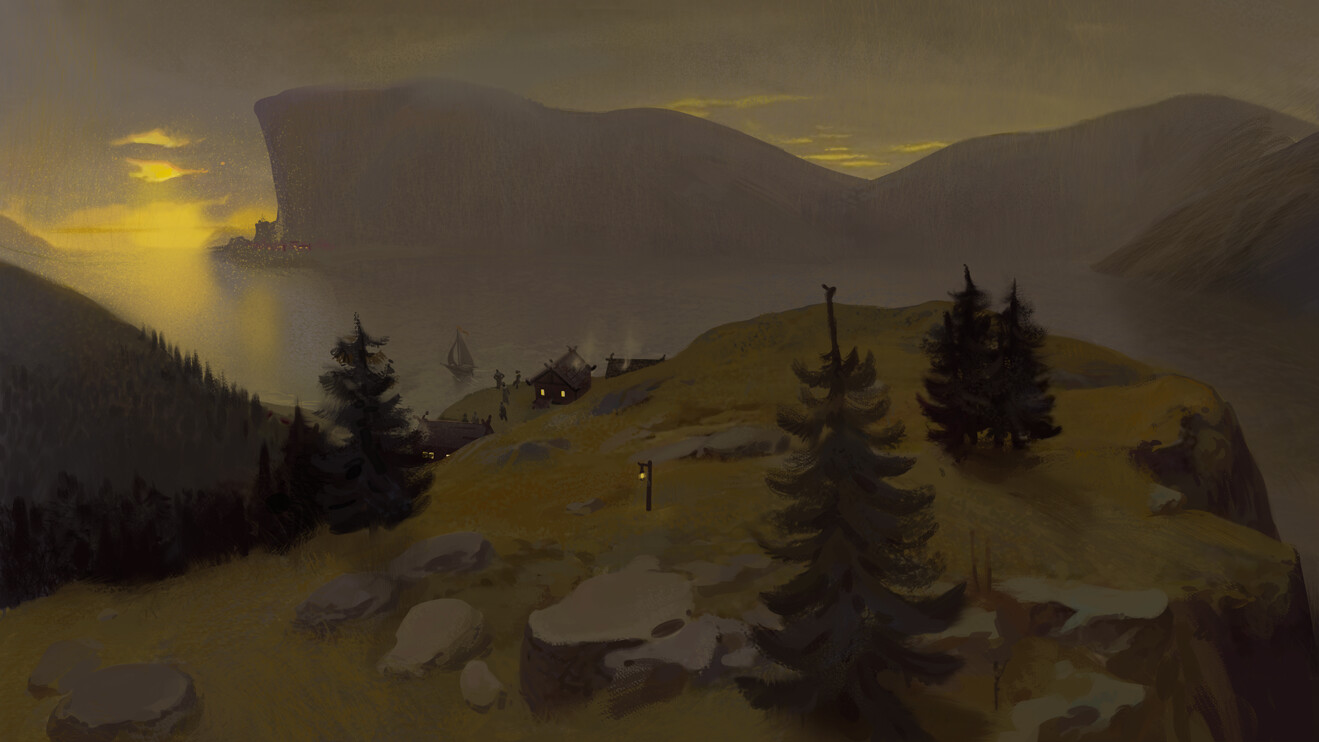 ArtStation - Evening Scene