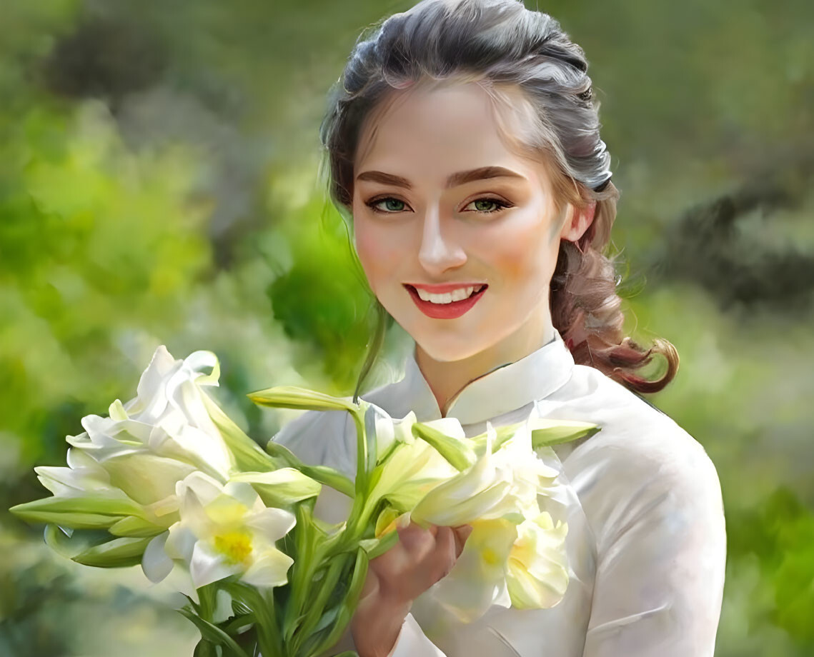 ArtStation - Vietnam beautiful smile