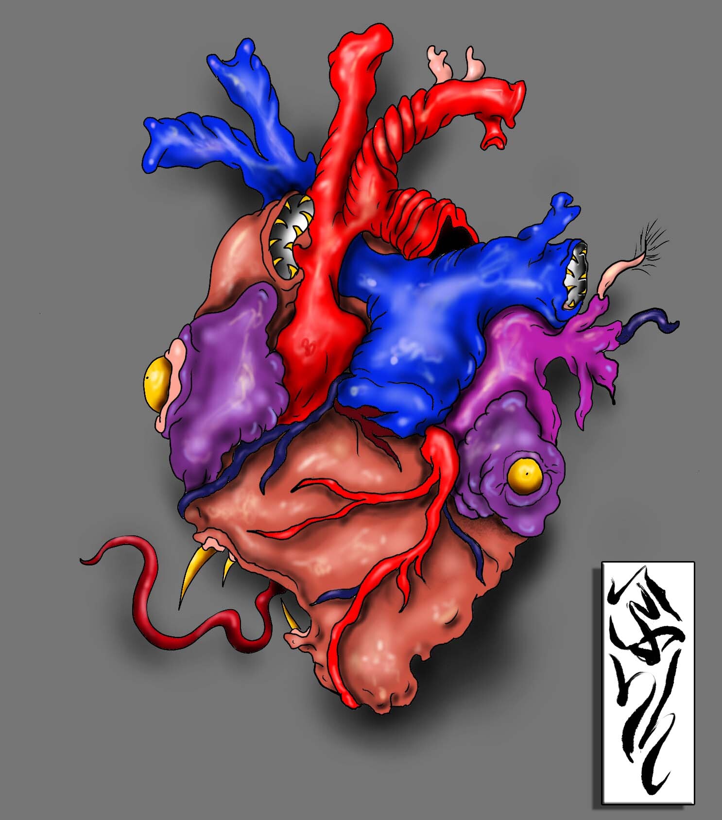 ArtStation - Heart Monster!