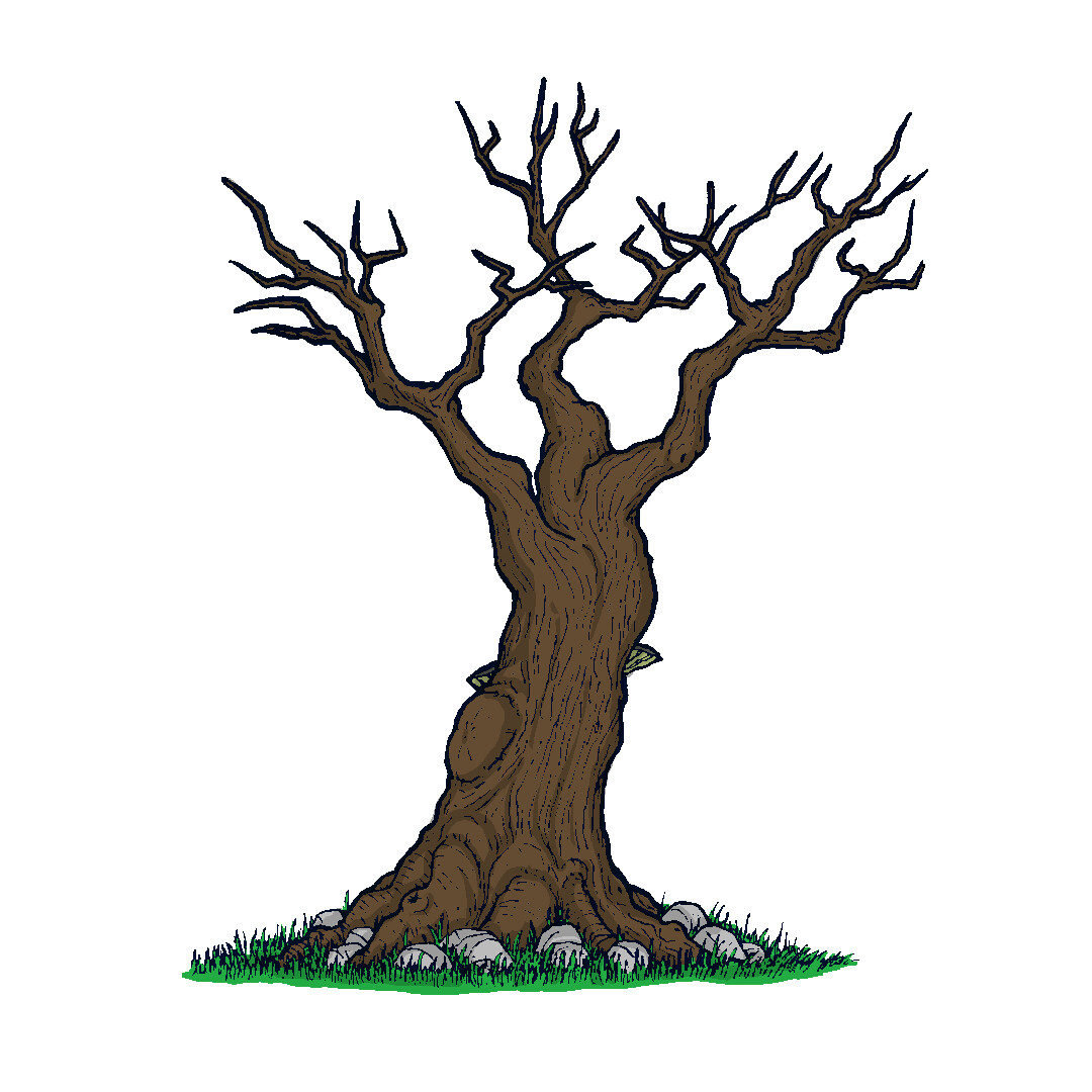 ArtStation - Tree 2D Concept Prop 2 JPG/SVG
